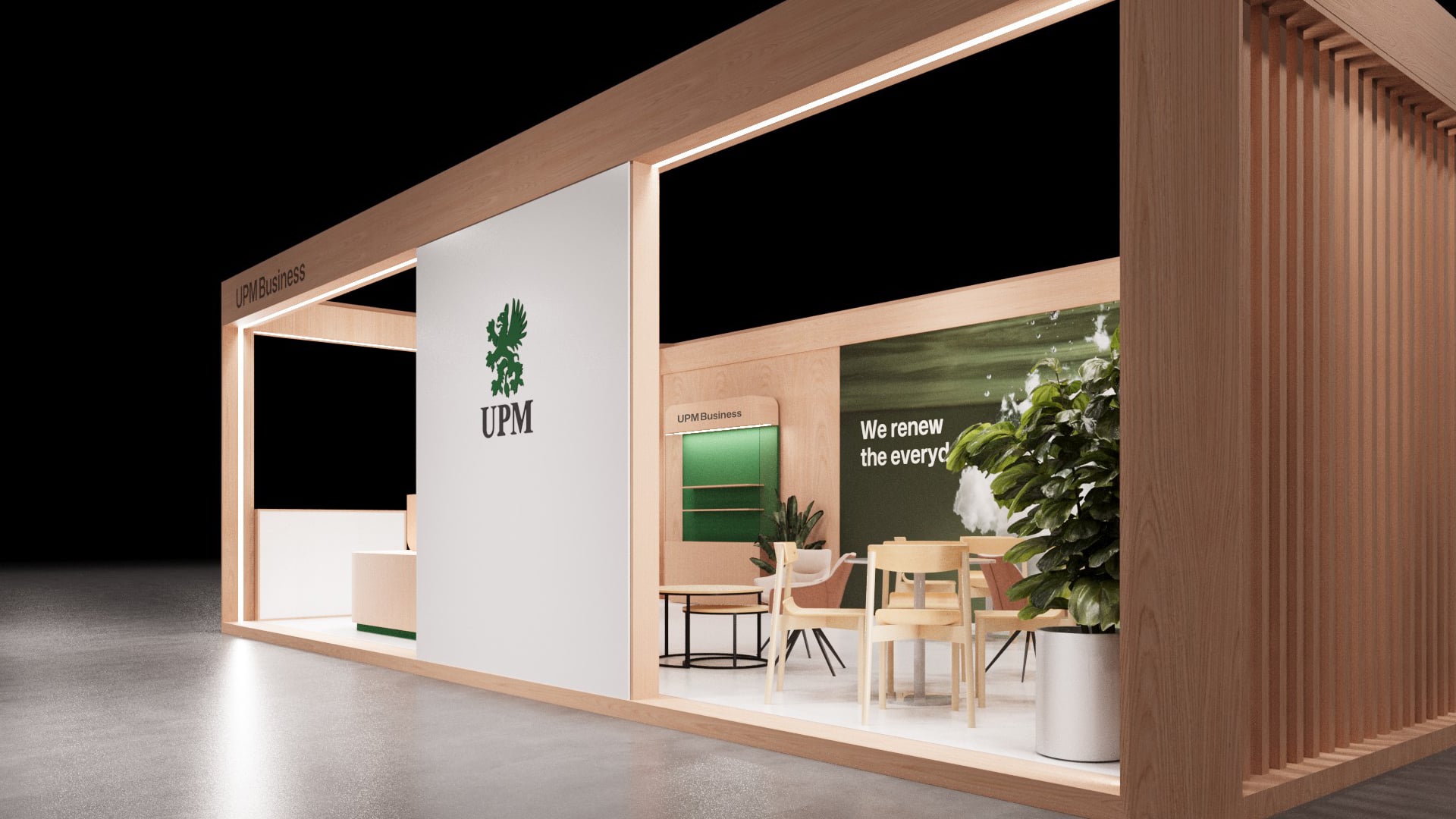 Booth branding | UPM Brand